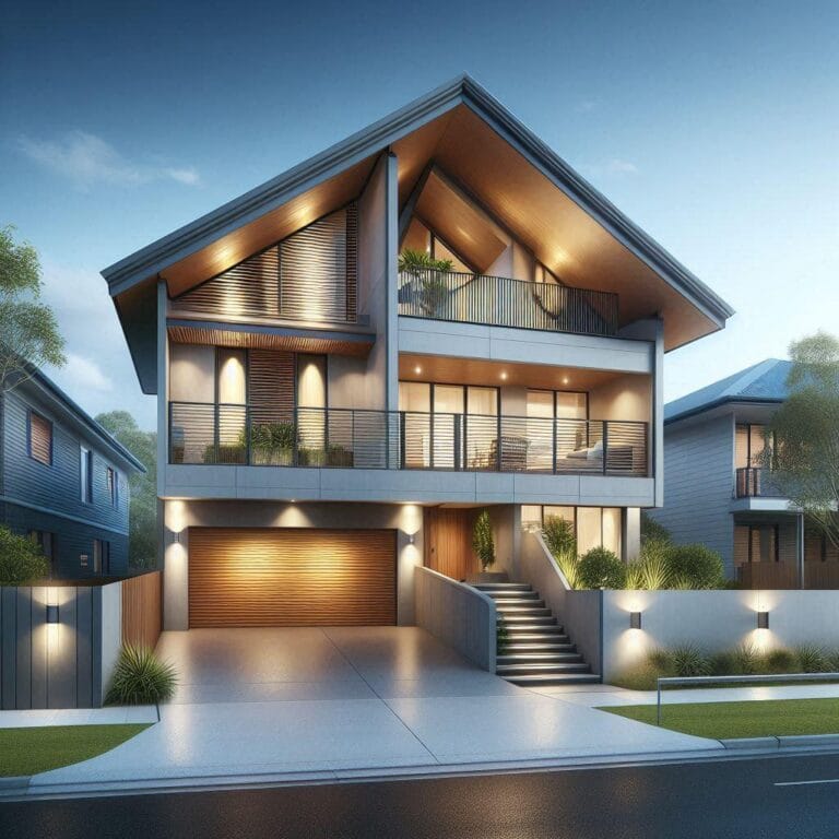 Modern Steep Roof Home Designs - Wisteria Homes