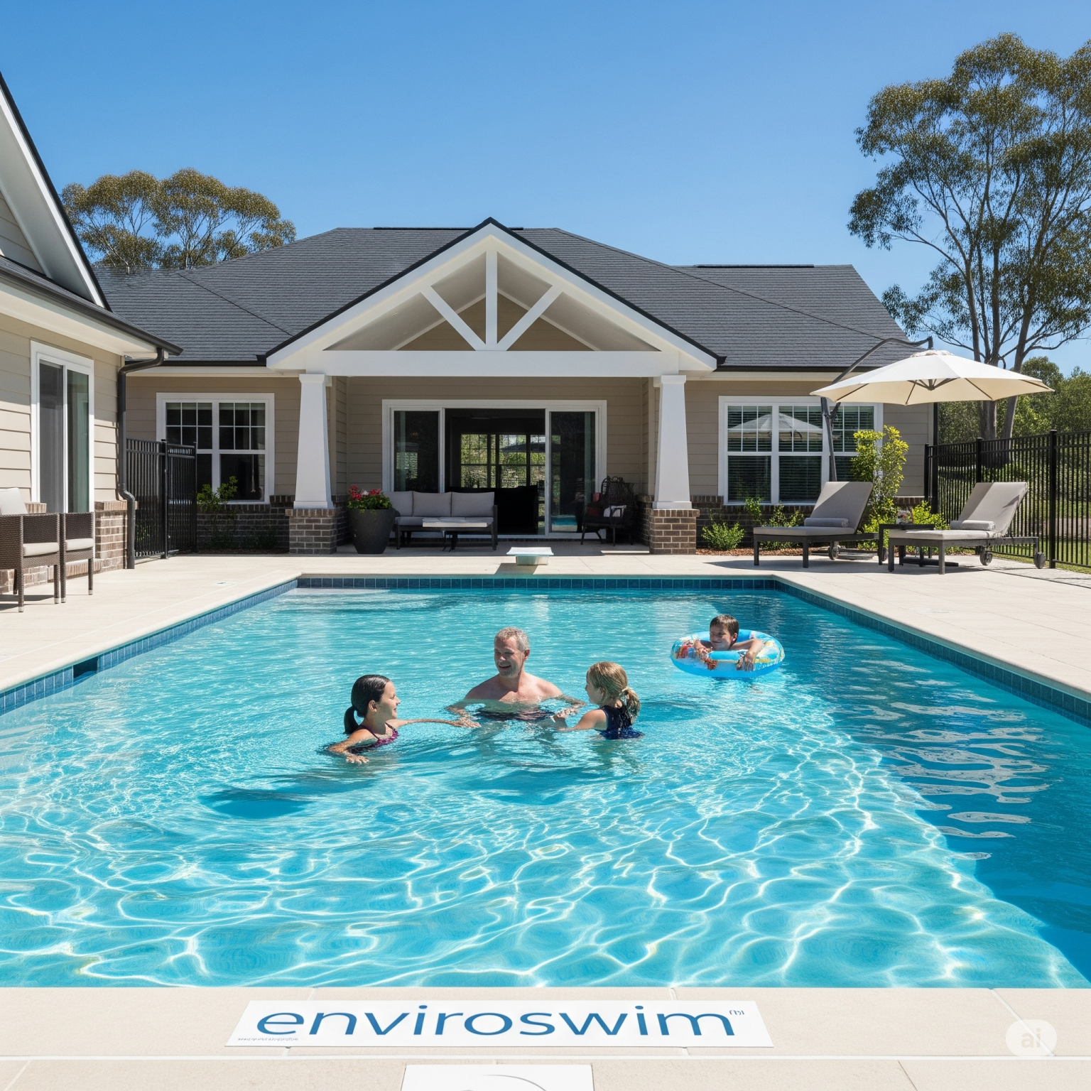 Building An Enviroswim Fresh Water Pool - Wisteria Homes