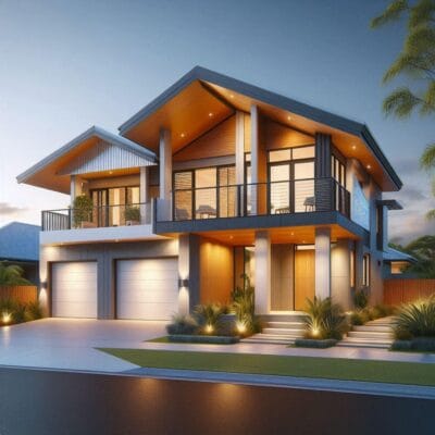 Modern Steep Roof Home Designs - Wisteria Homes
