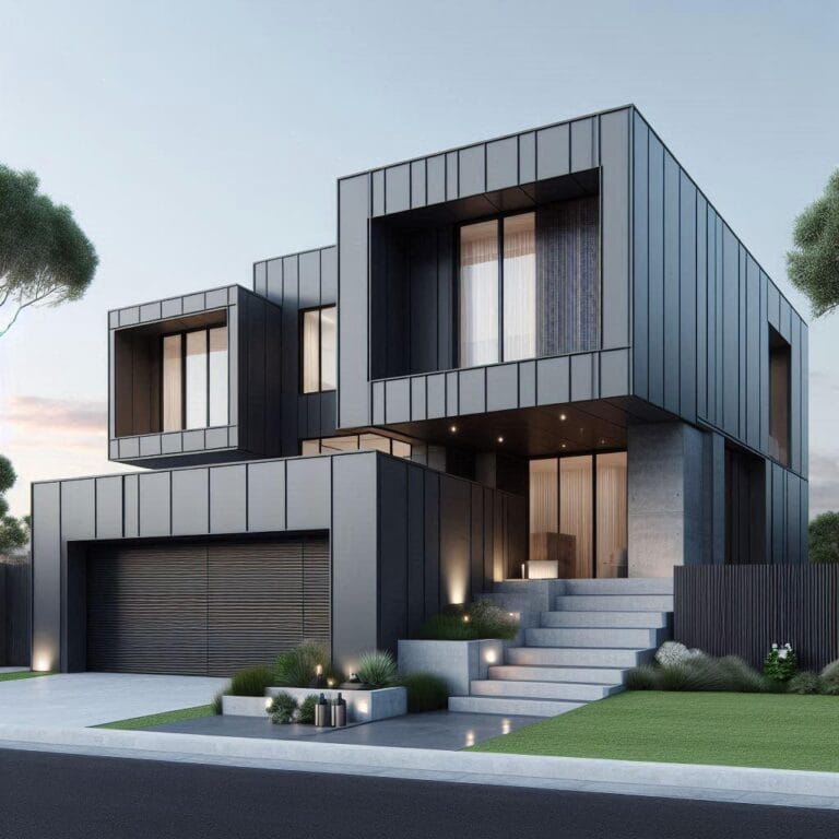 Standing Seam Cladding - Wisteria Homes