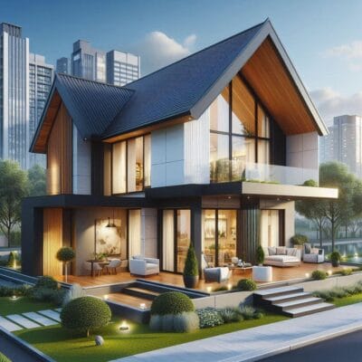 Modern Steep Roof Home Designs - Wisteria Homes