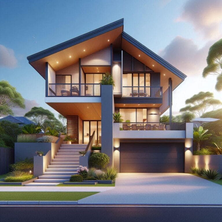 Modern Steep Roof Home Designs - Wisteria Homes