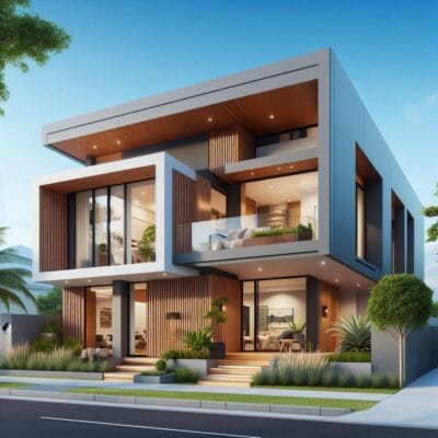 Modern Designed Flat Roof Houses - Wisteria Homes