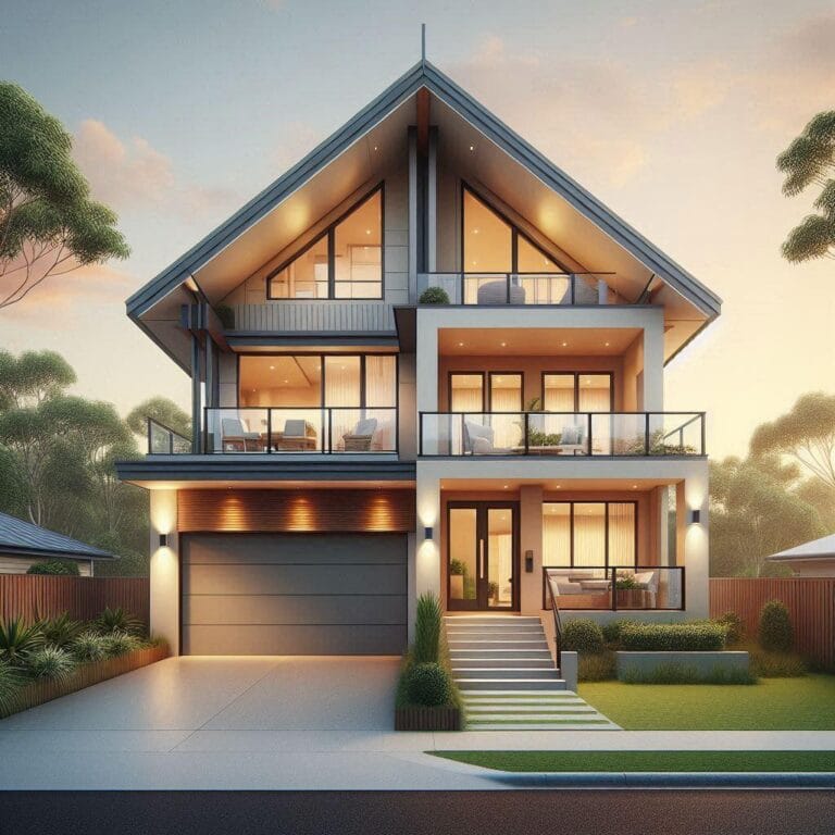 Modern Steep Roof Home Designs - Wisteria Homes