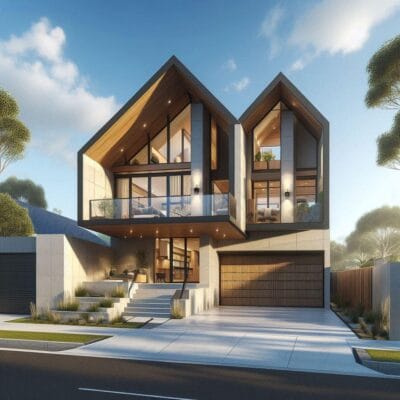 Modern Steep Roof Home Designs - Wisteria Homes